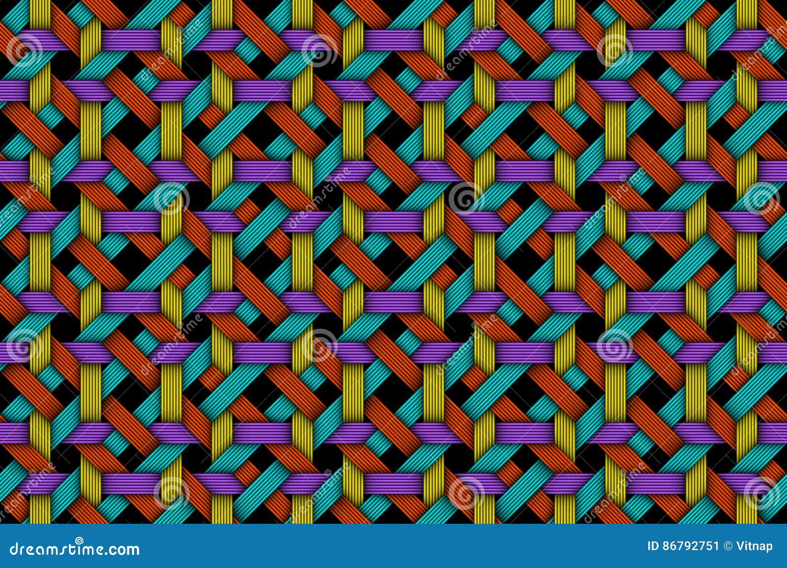 Vector Colored Matting Fiber Seamless Pattern Stock Vector ...