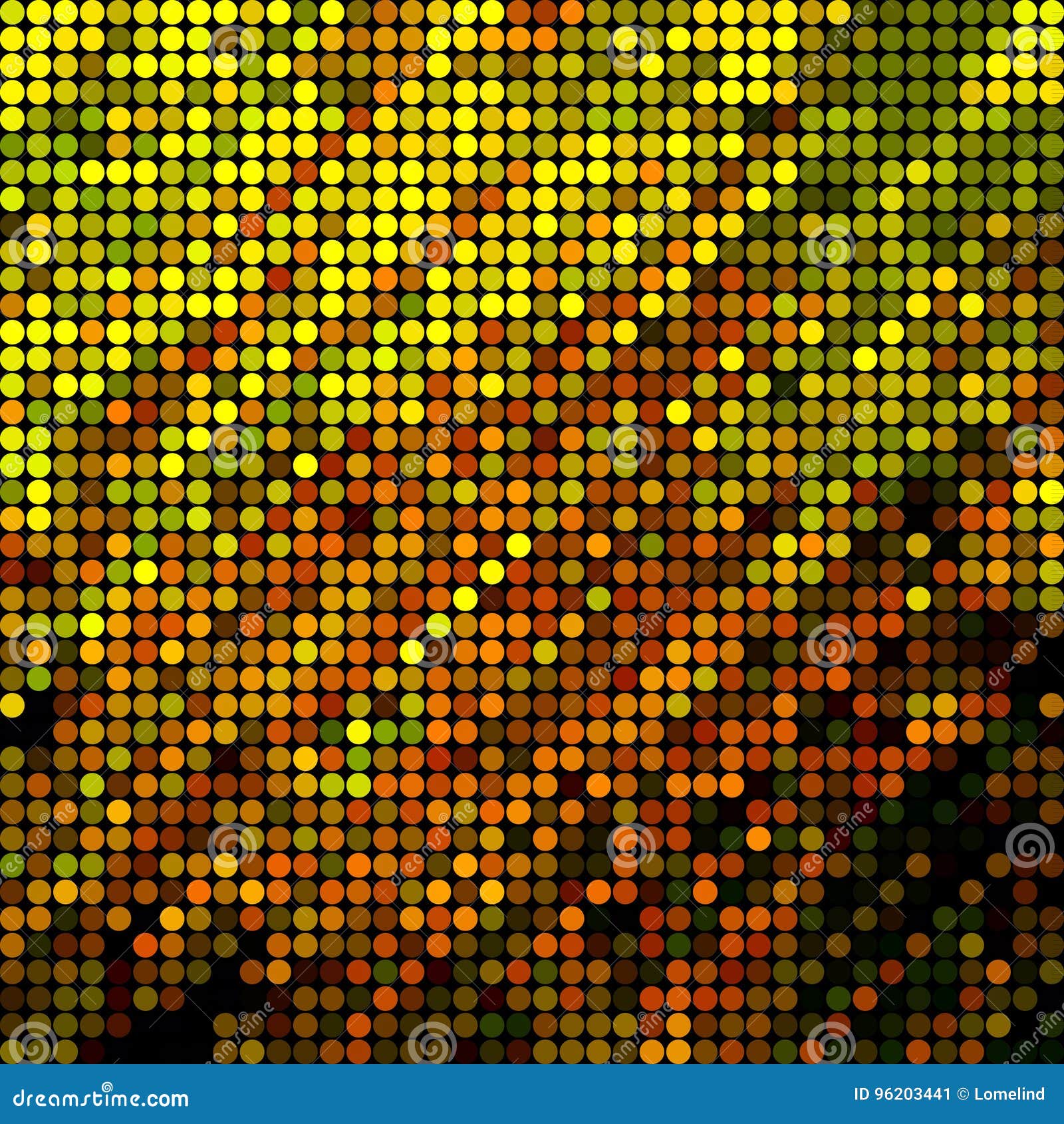 Vector Colored Round Dots Background Stock Illustration - Illustration ...