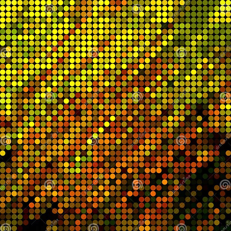 Vector Colored Round Dots Background Stock Illustration - Illustration ...