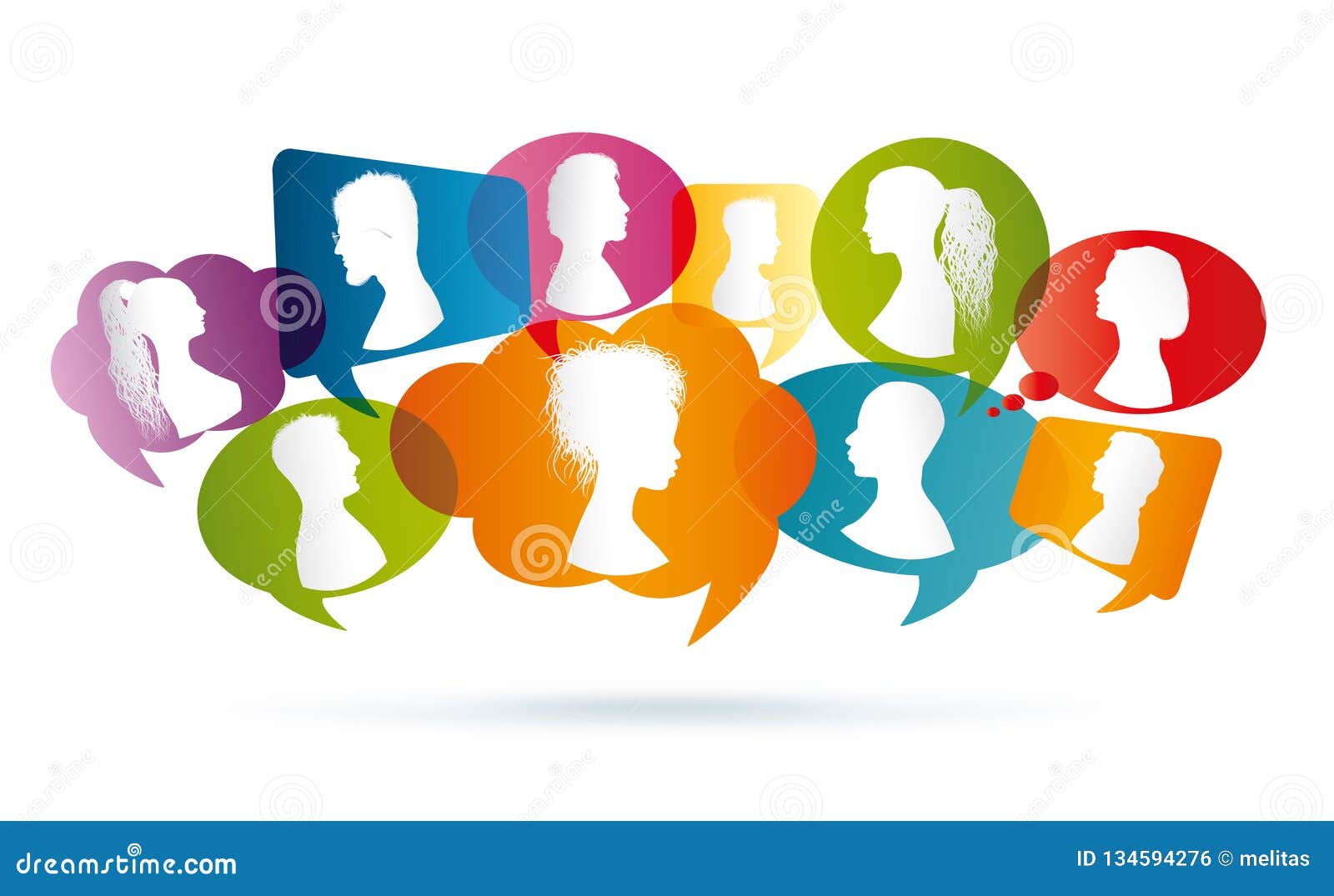 Disorganized Communication - People Speaking Royalty-Free Stock Photo ...