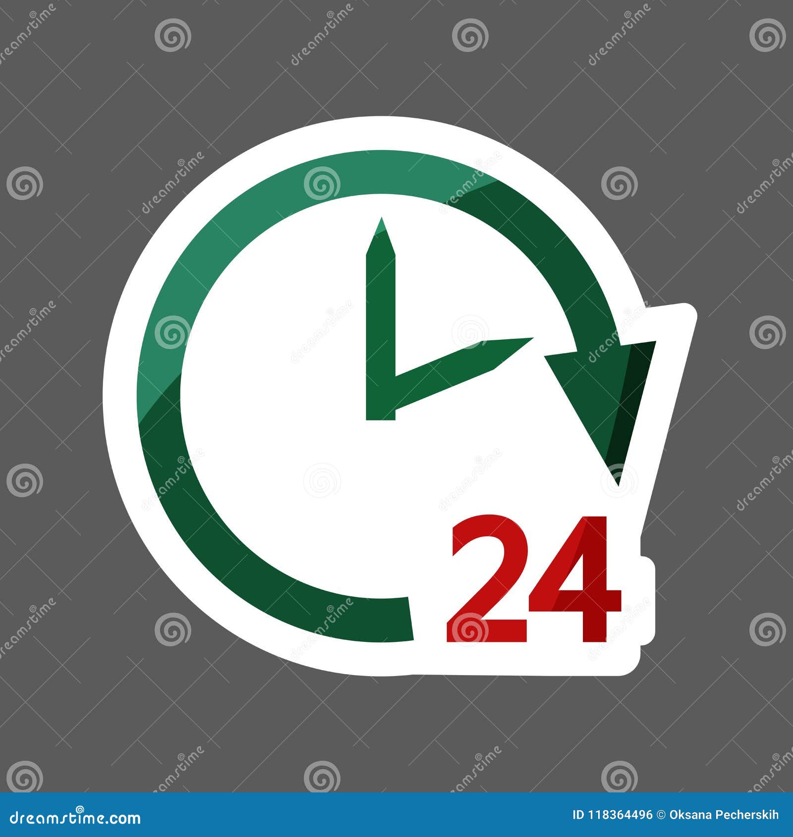 Time, Infinity, Clock Mechanism, Gearwheels Vector Illustration ...