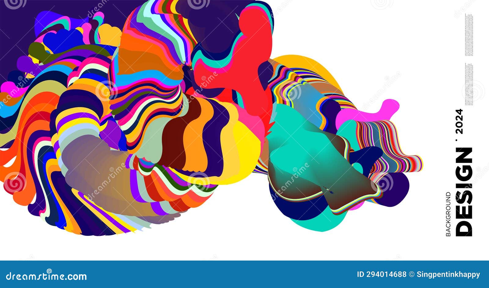 Vector Colorful Abstract Psychedelic Liquid and Fluid Background ...