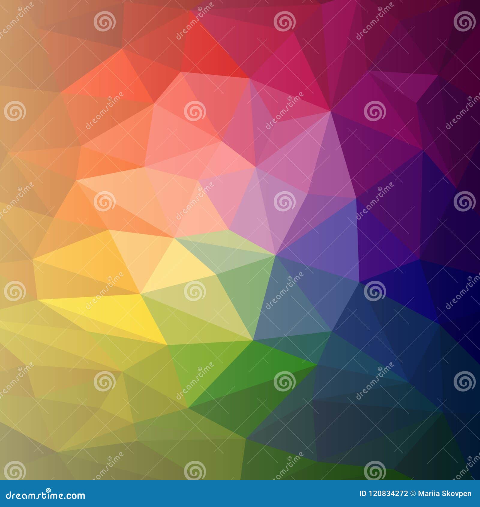 Vector Colorful Abstract Rainbow Polygon Background Stock Photography ... Vector Colorful Abstract Rainbow Polygon Background Stock Photography ...