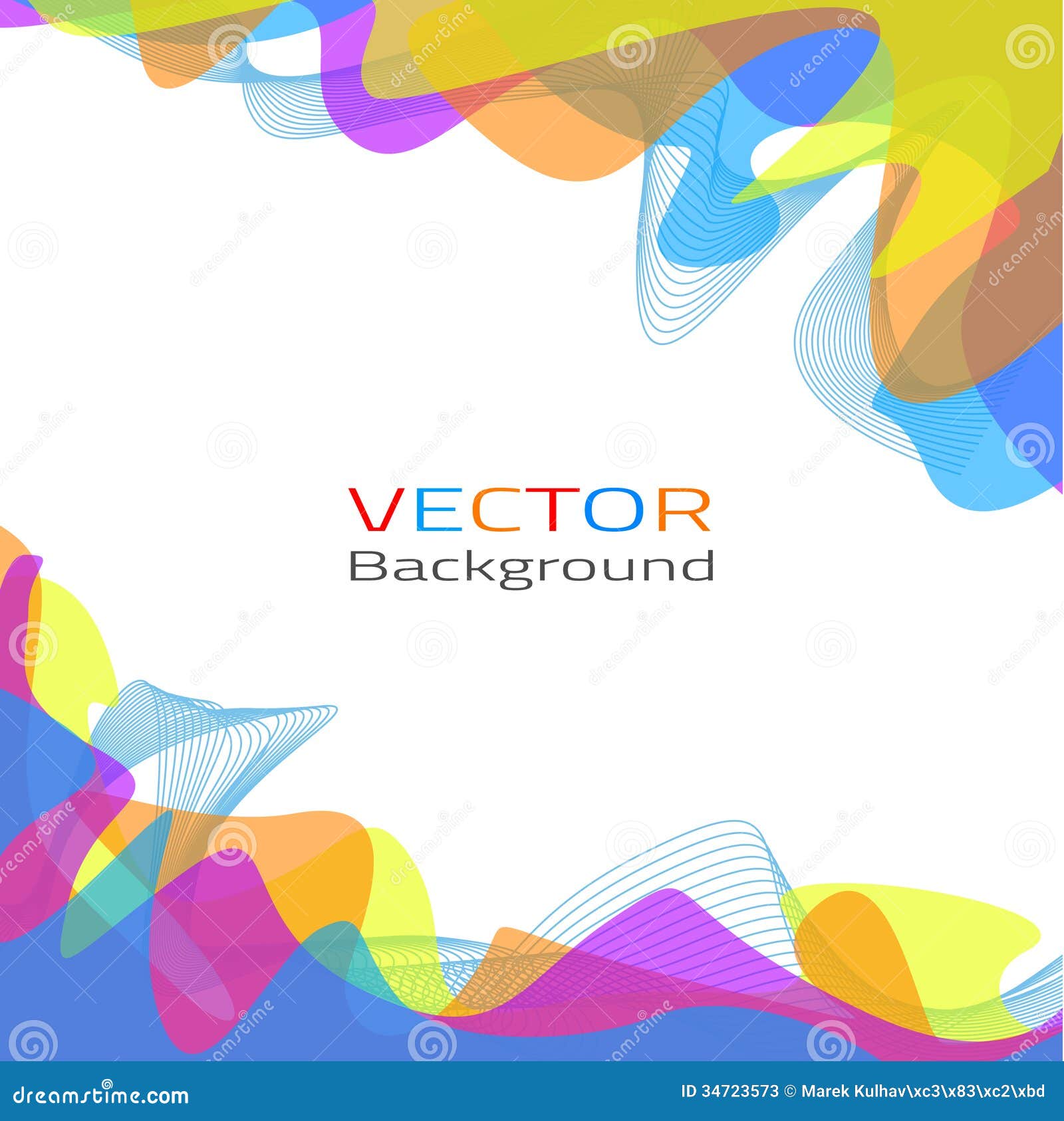 Vector colorful background stock illustration. Illustration of yellow ...