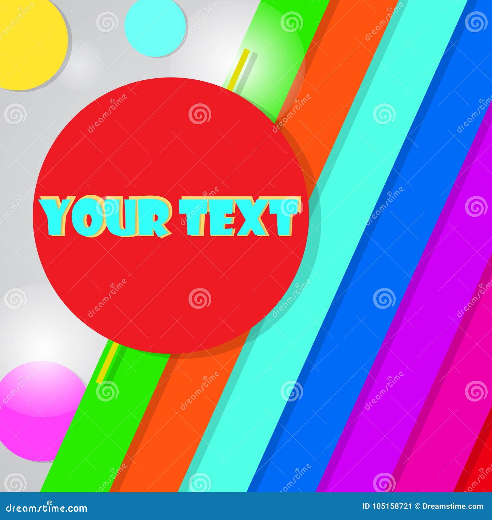 Vector Colorful Background with Place for Your Text. Vector ...