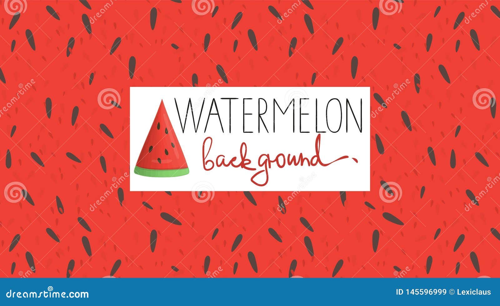 Vector Colorful Background with Watermelon Pulp Stock Vector ...