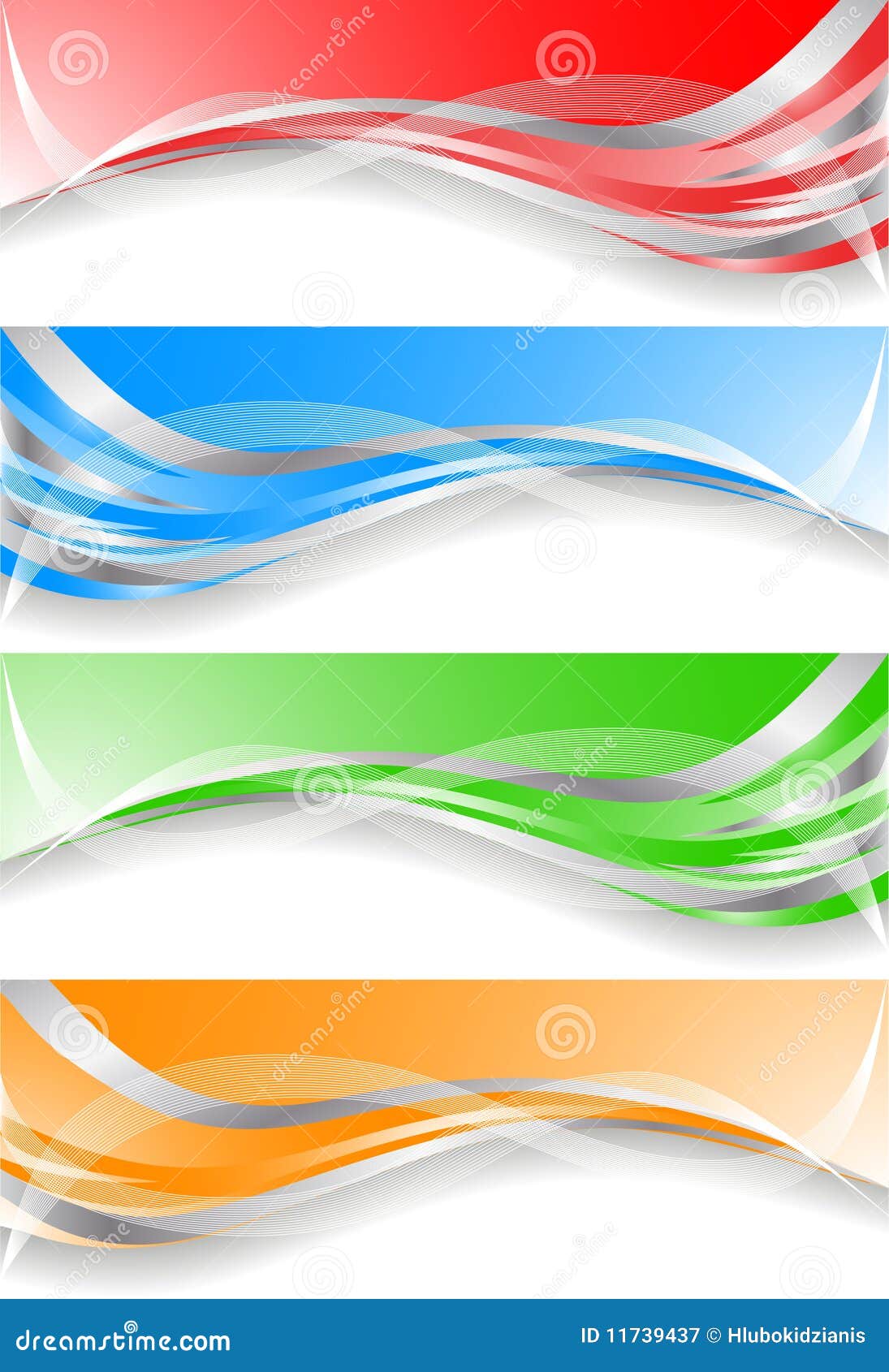 Vector colorful banners stock vector. Illustration of color - 11739437