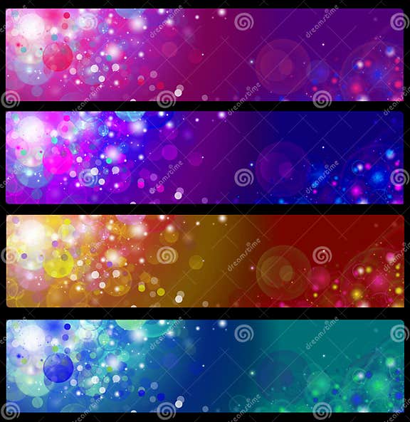 Vector colorful banners stock illustration. Illustration of drip - 17319348