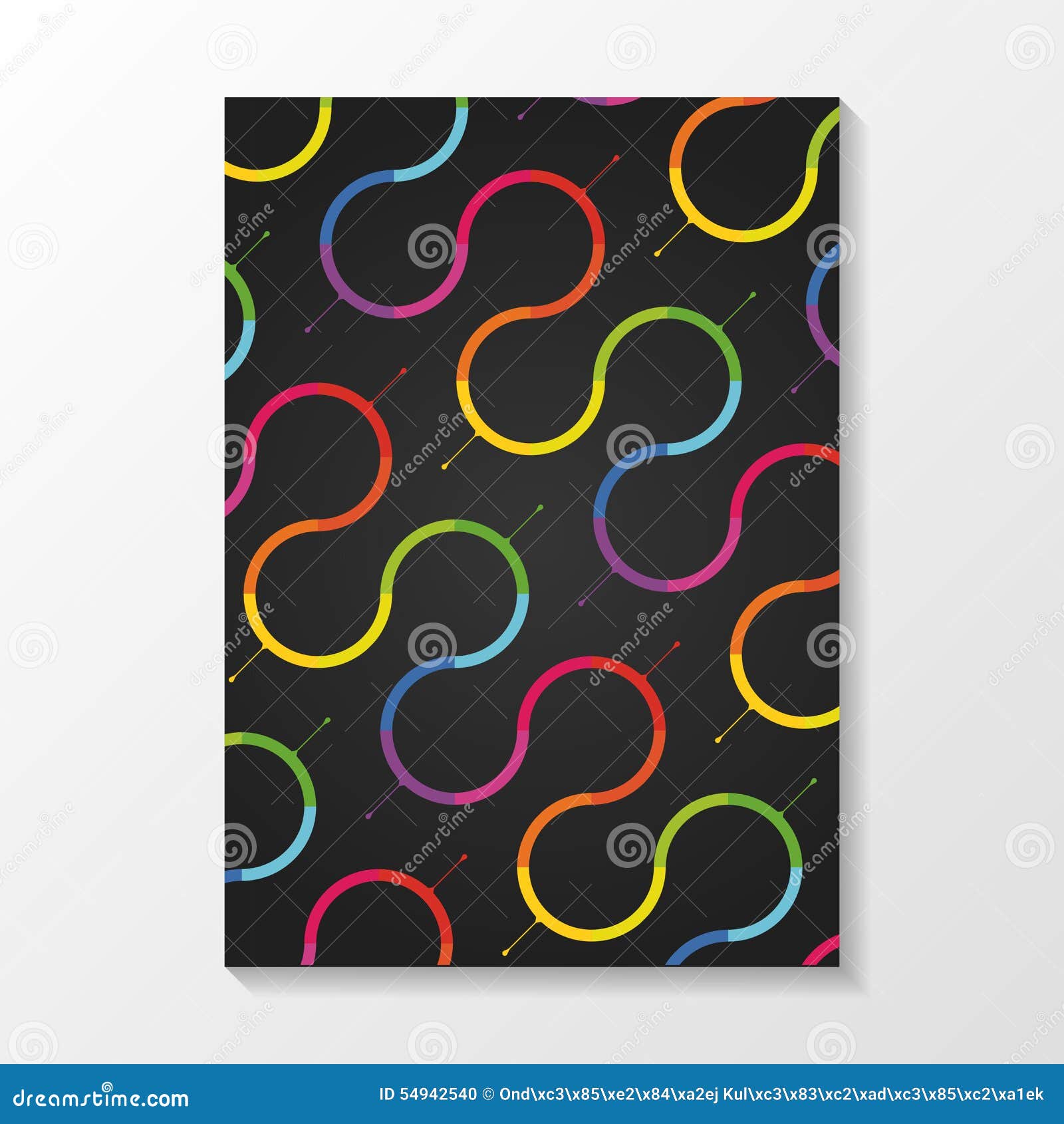 Vector Colorful Brochure Template. Modern Design Stock Vector ...