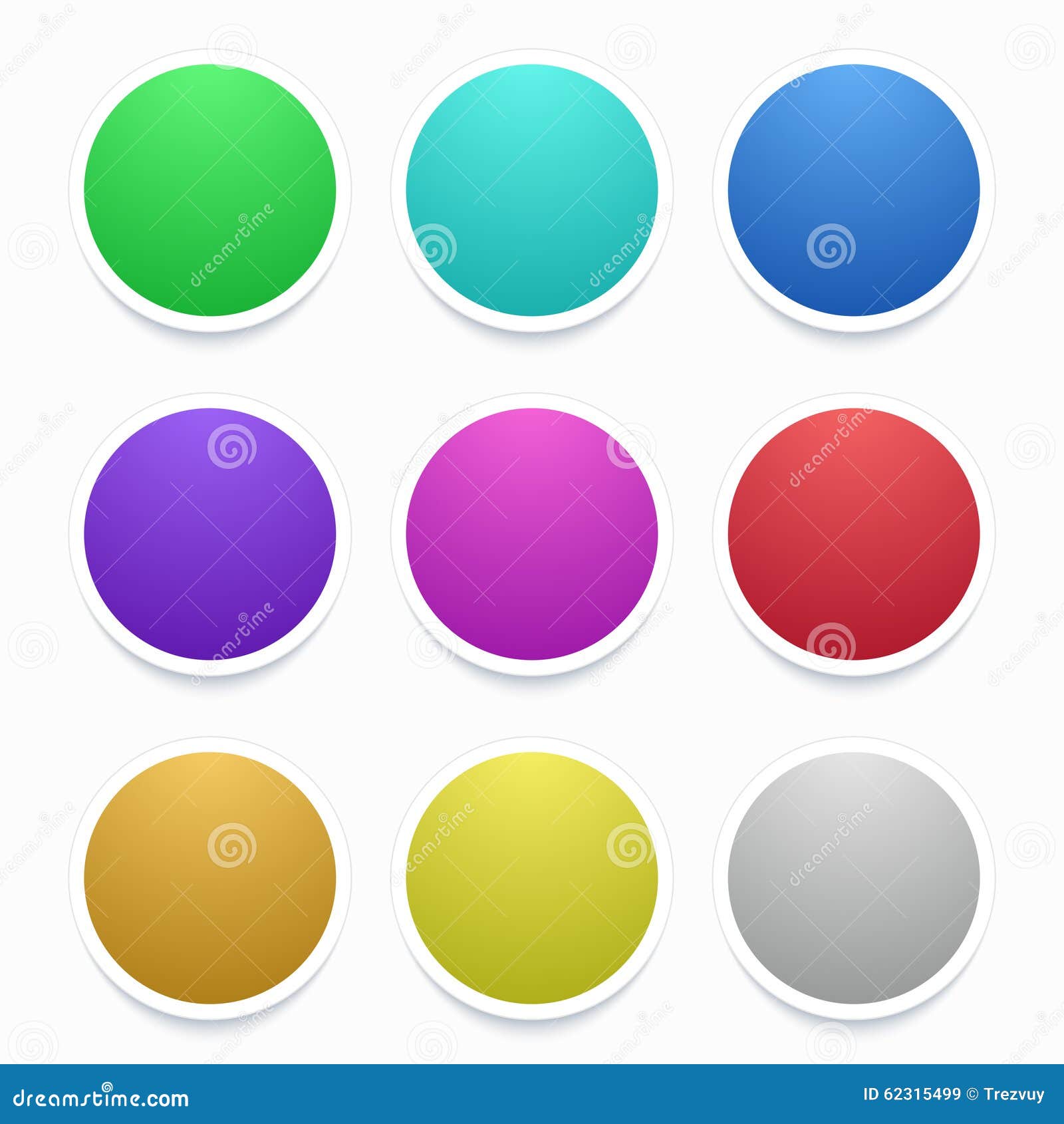 Red Circle Stickers On White Background Stock Photography ...