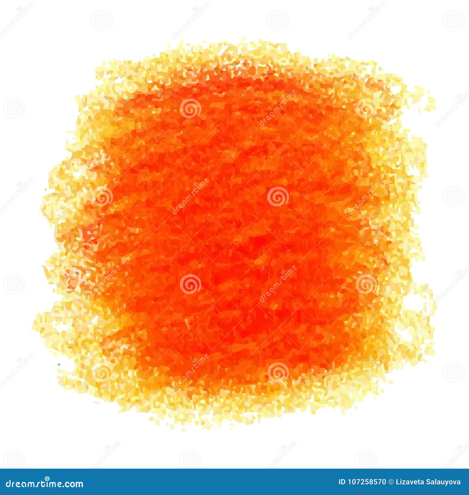 Red Crayon Scribble Texture Stain Isolated on White Background Stock ...