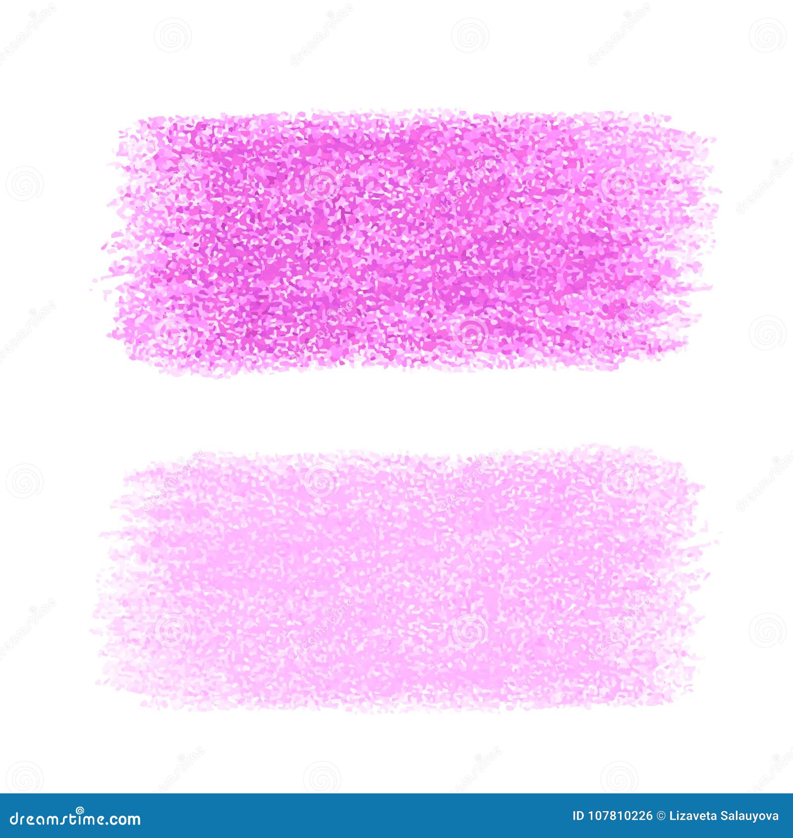 Pink Crayon Scribble Texture Stain Isolated on White Background Stock ...