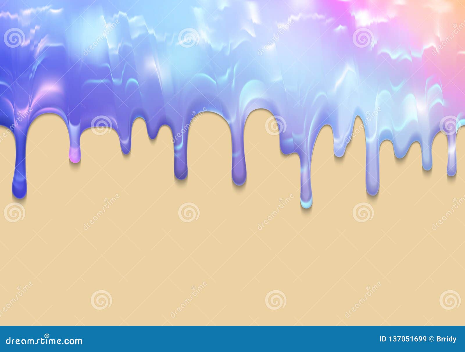 Vector Colorful Dripping Paint Background. Holographic Glaze Texture ... Vector Colorful Dripping Paint Background. Holographic Glaze Texture ...