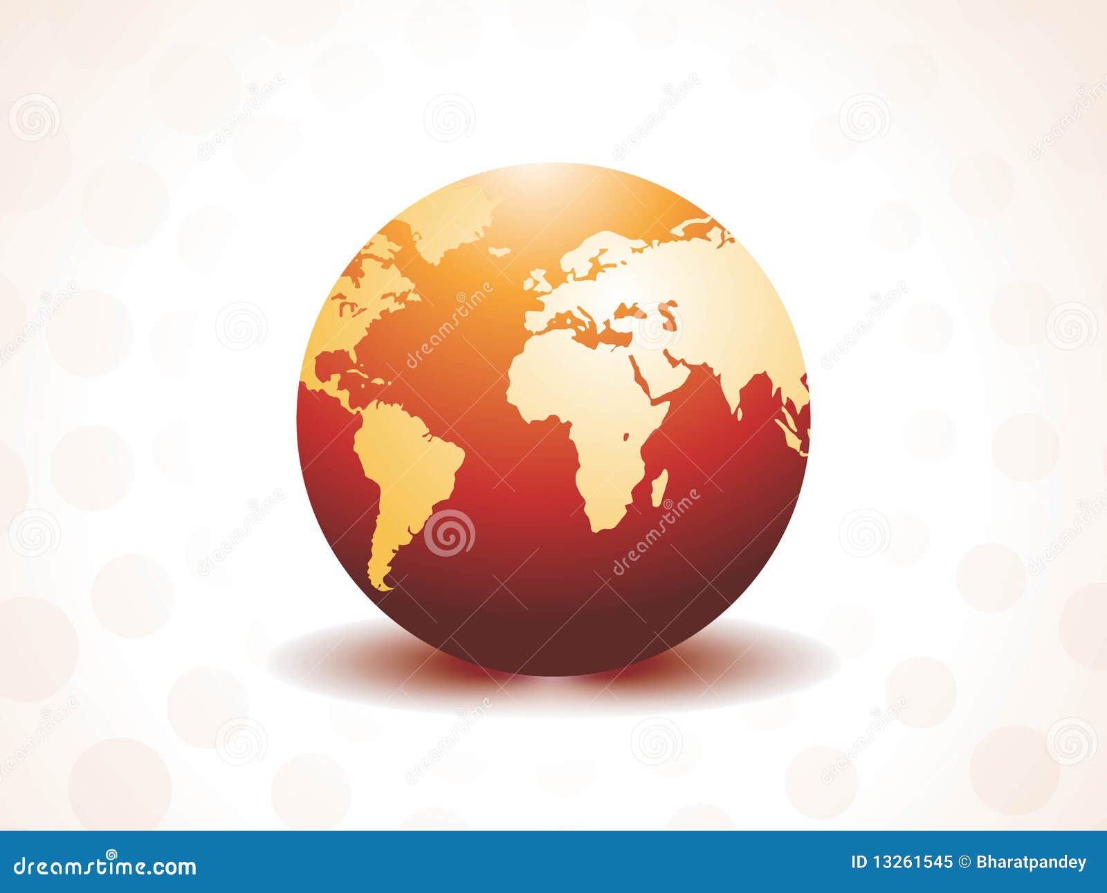 Vector colorful Earth stock vector. Illustration of earth - 13261545