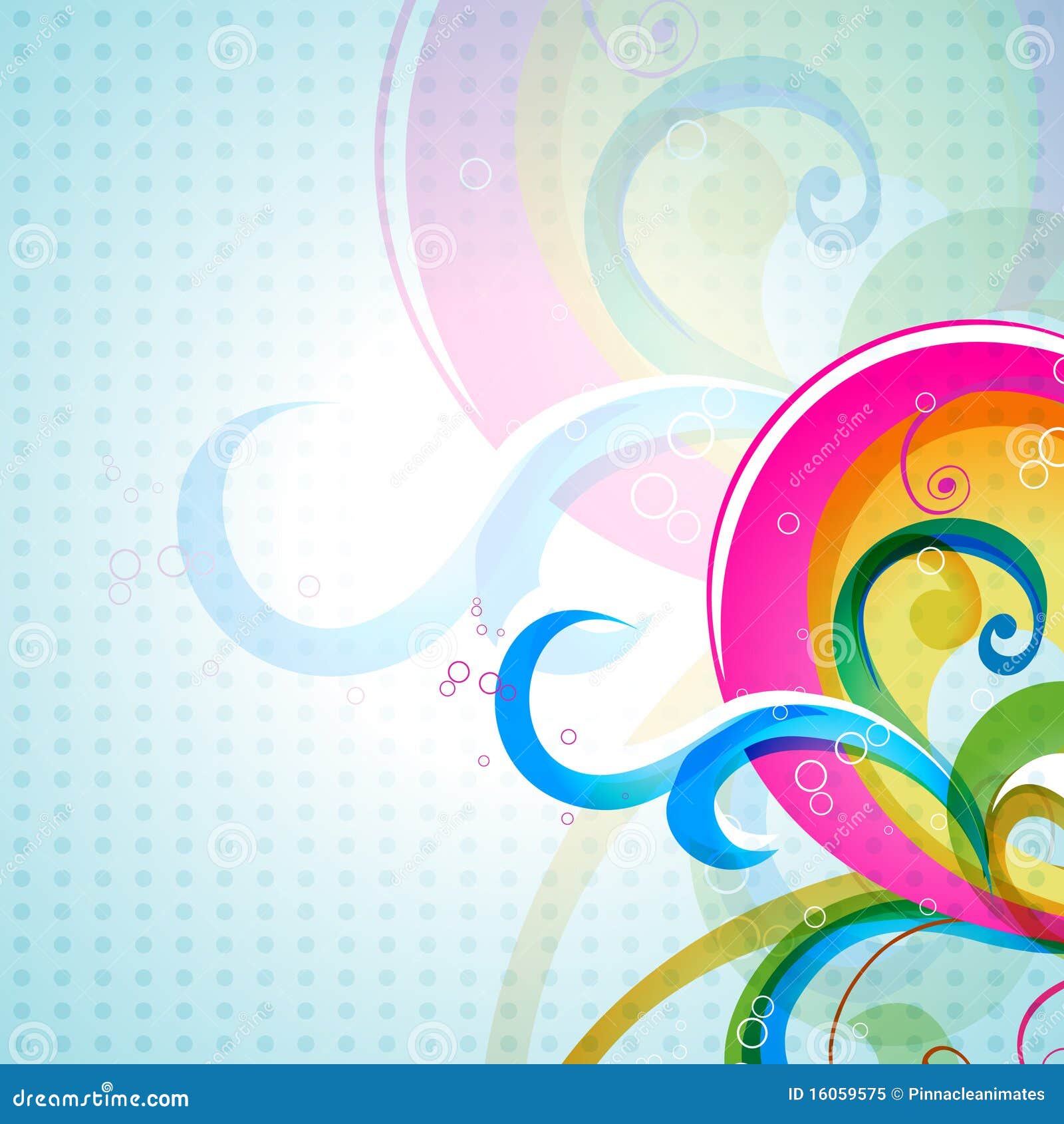 Vector colorful floral stock vector. Illustration of floral - 16059575