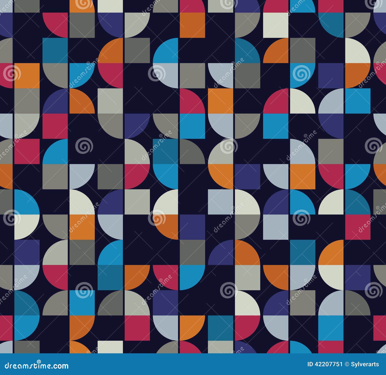 Vector Colorful Geometric Background, Squared Abstract Futuristic ...