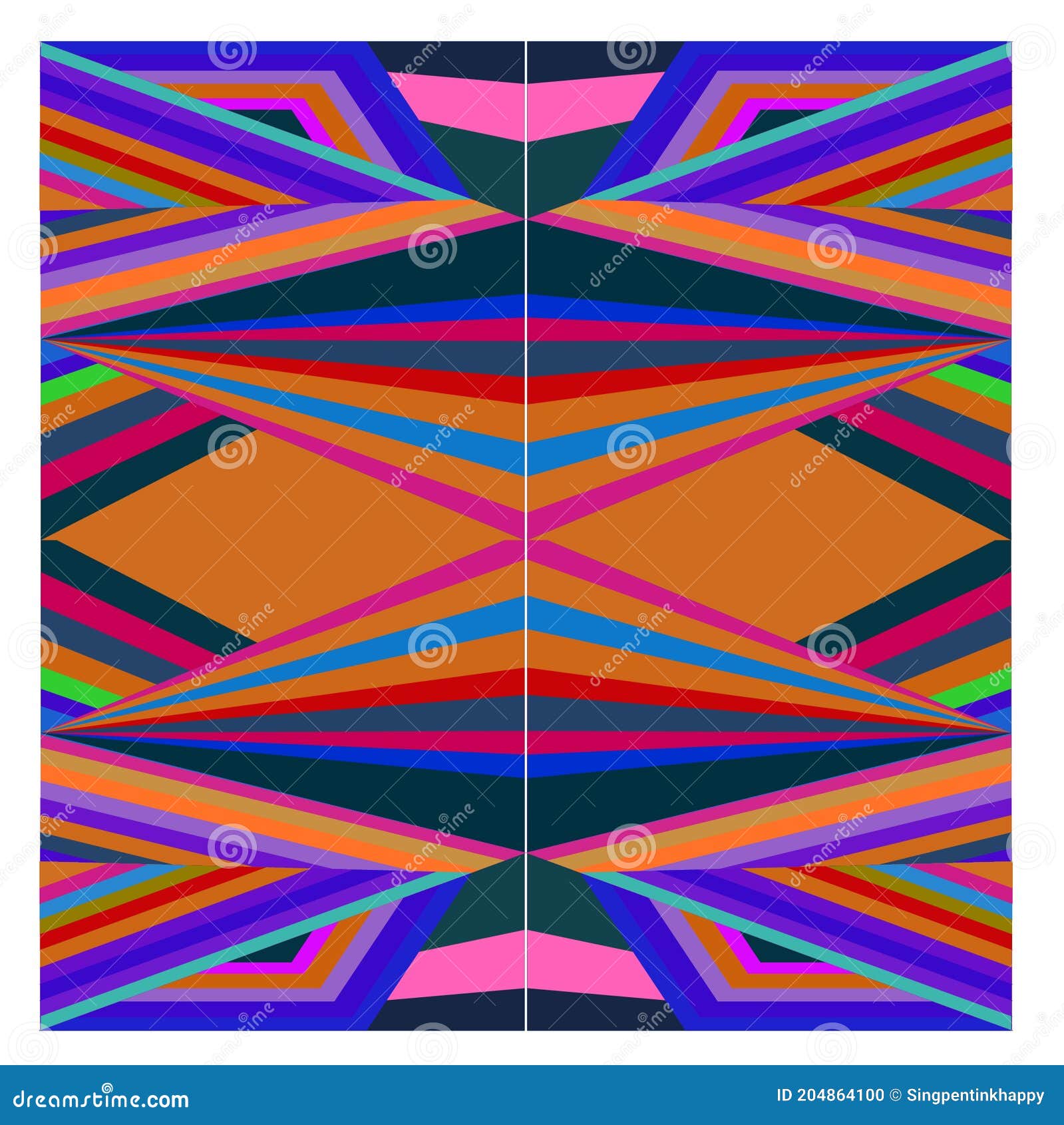 Vector Colorful Geometric and Curve Background Pattern for Feed Stock ...