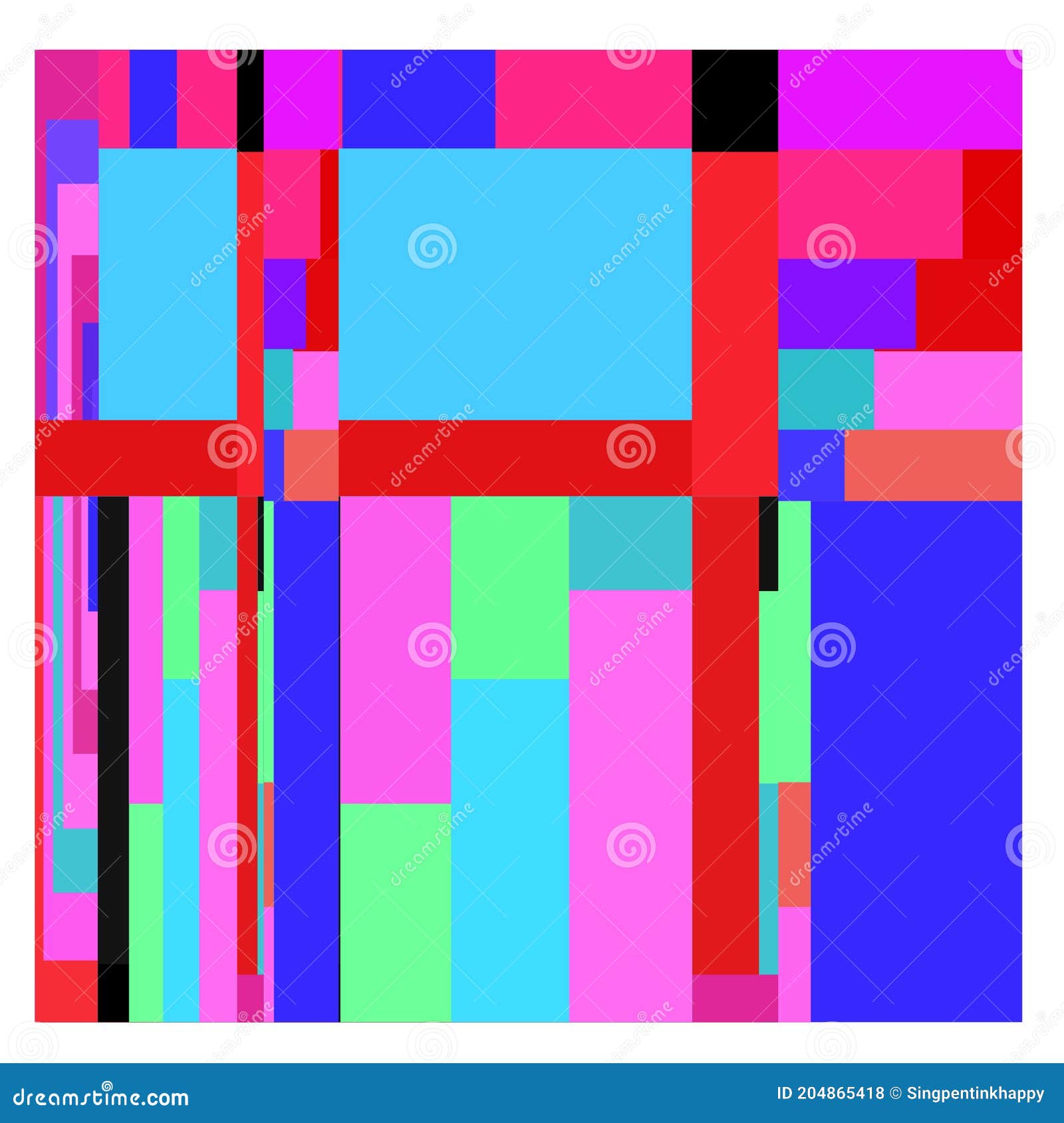 Vector Colorful Geometric and Curve Background Pattern for Feed Stock ...