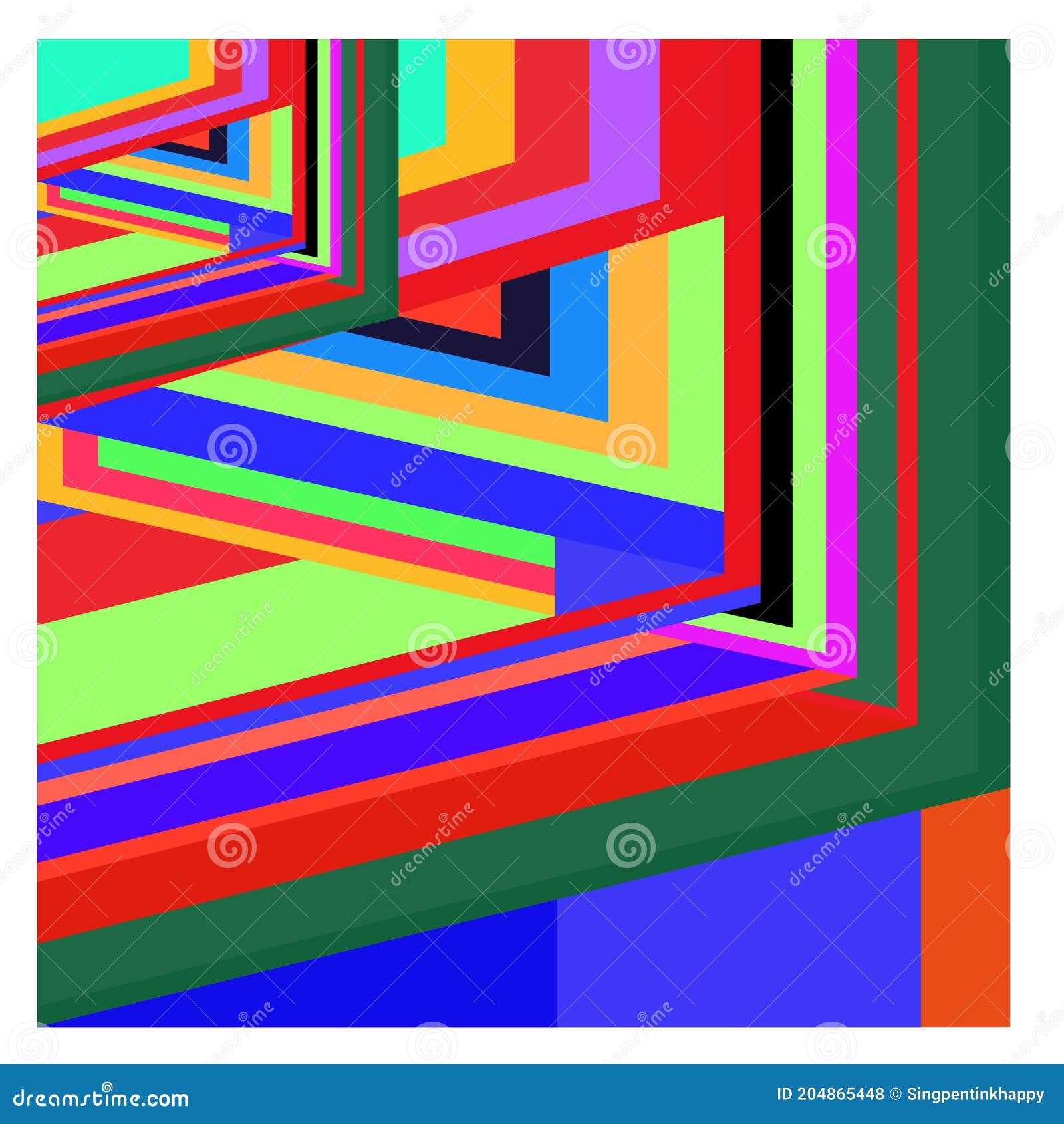 Vector Colorful Geometric and Curve Background Pattern for Feed Stock ...