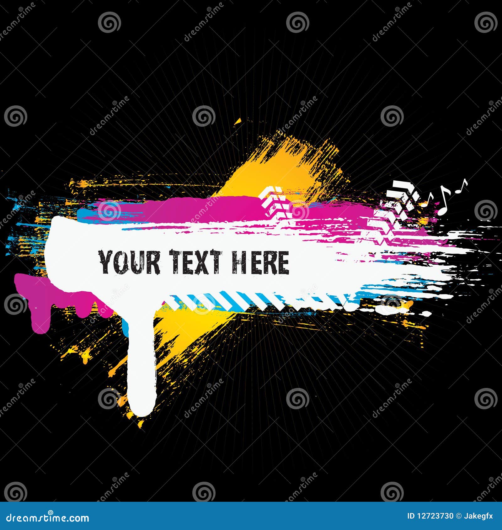 Colorful Grunge Or Rough, Abstract Illustrations Of Overlay Filter ...