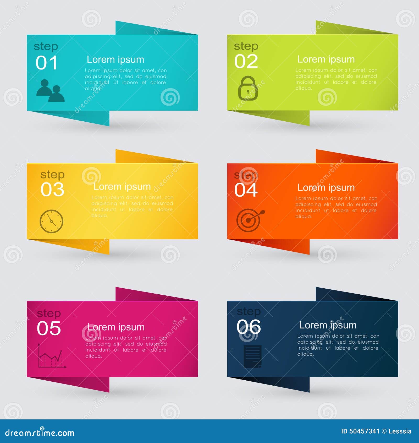 Vector Colorful Info Graphics for Your Business Presentations. Stock ...