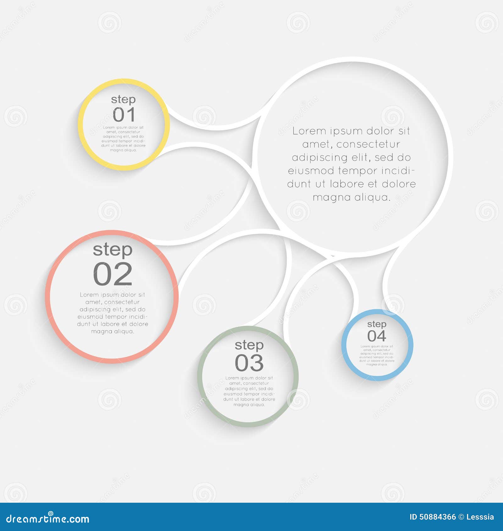 Vector Colorful Info Graphics for Your Business Presentations. Stock ...