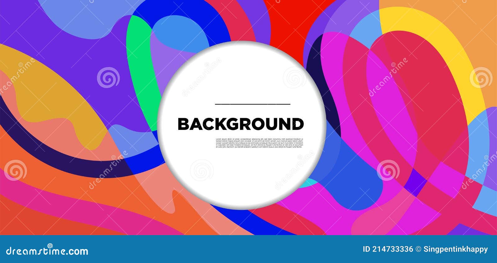 Vector Colorful Liquid Abstract Background Pattern Stock Vector ...