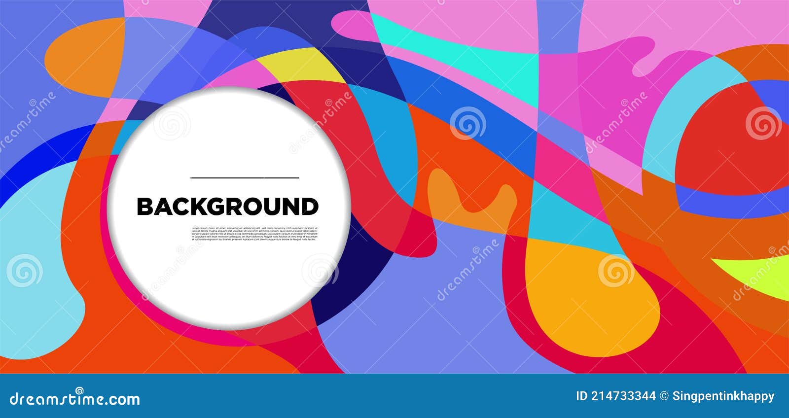 Vector Colorful Liquid Abstract Background Pattern Stock Vector ...