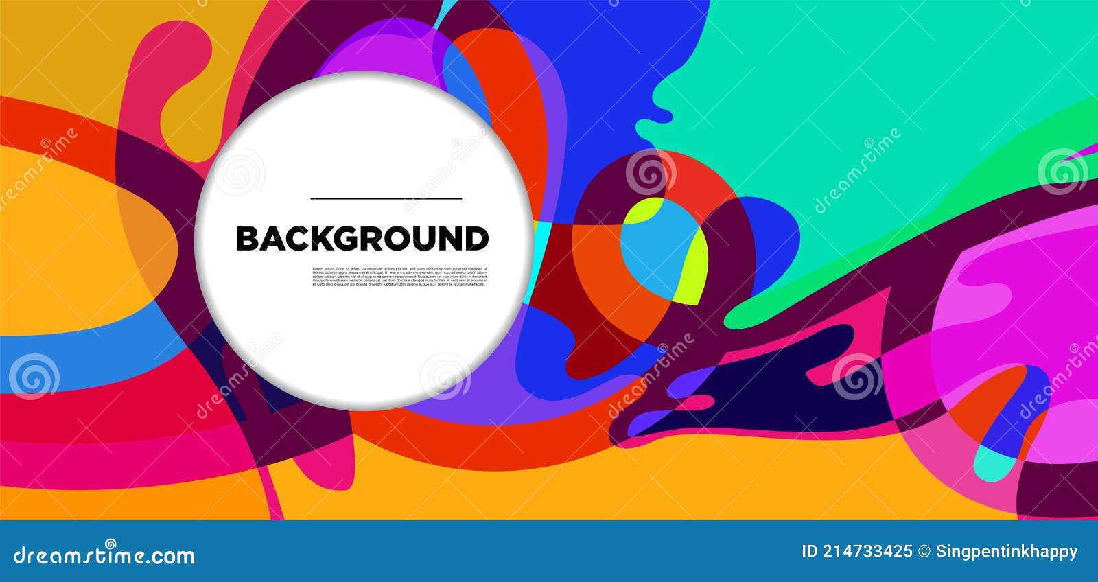 Vector Colorful Liquid Abstract Background Pattern Stock Vector ...