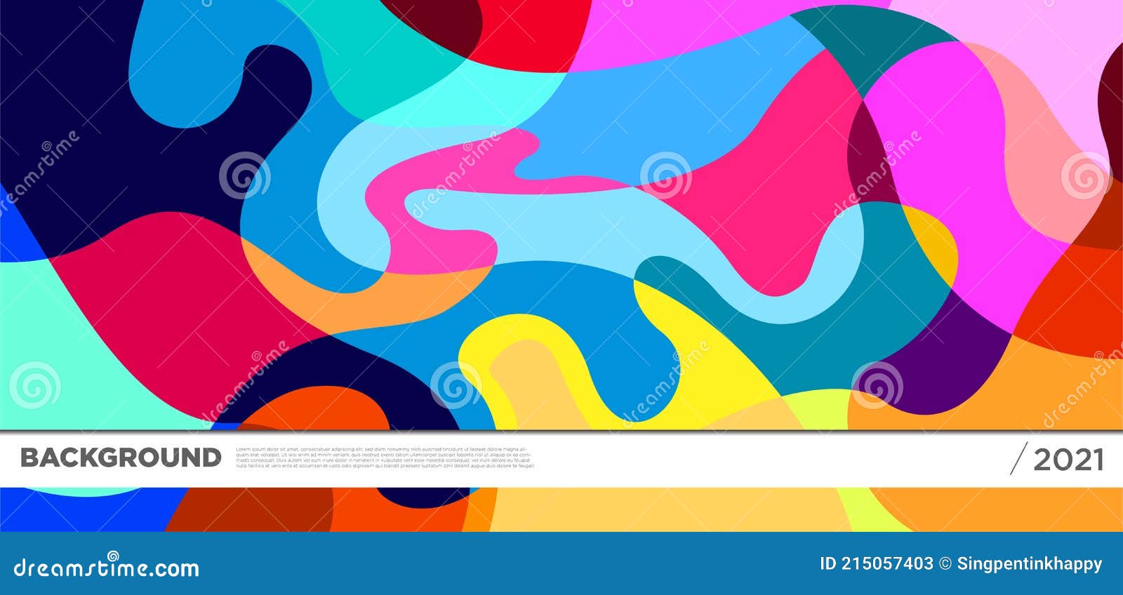Vector Colorful Liquid Abstract Background Pattern Stock Vector ...