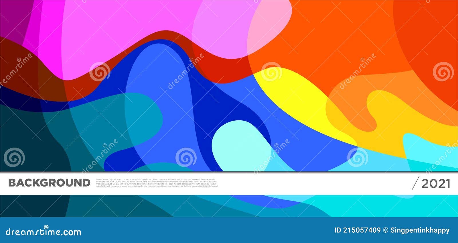 Vector Colorful Liquid Abstract Background Pattern Stock Vector ...