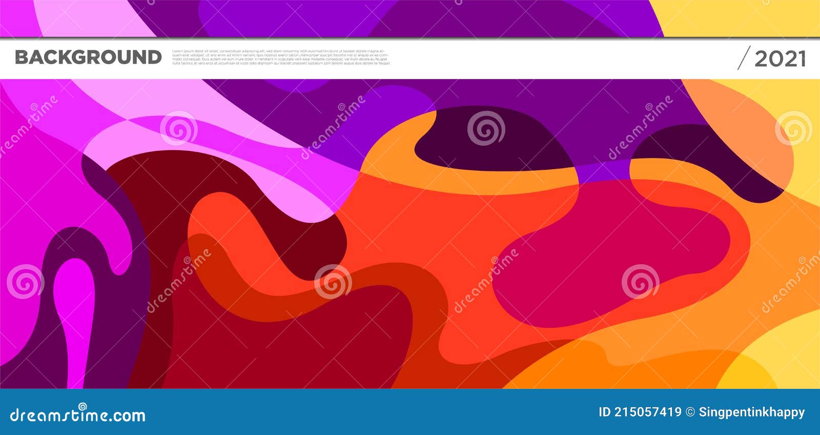 Vector Colorful Liquid Abstract Background Pattern Stock Vector ...