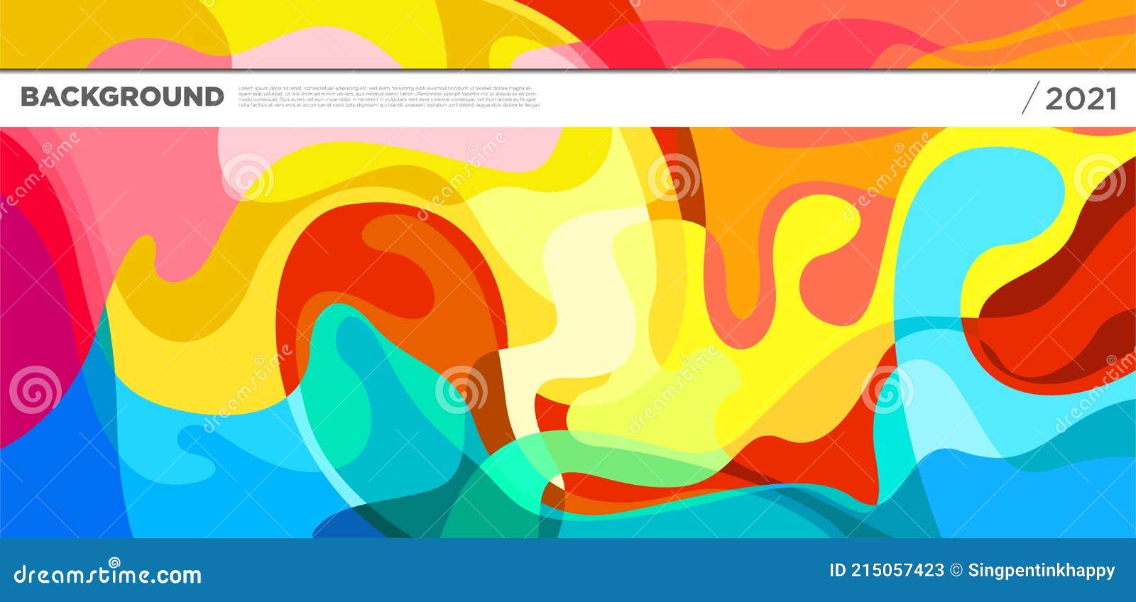 Vector Colorful Liquid Abstract Background Pattern Stock Vector ...