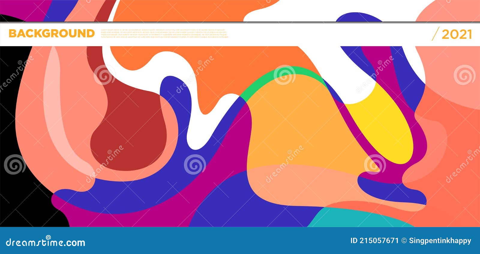 Vector Colorful Liquid Abstract Background Pattern Stock Vector ...