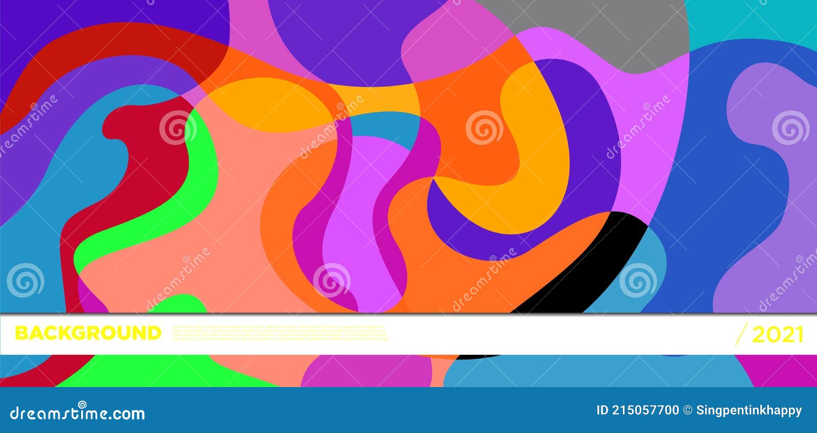 Vector Colorful Liquid Abstract Background Pattern Stock Vector ...