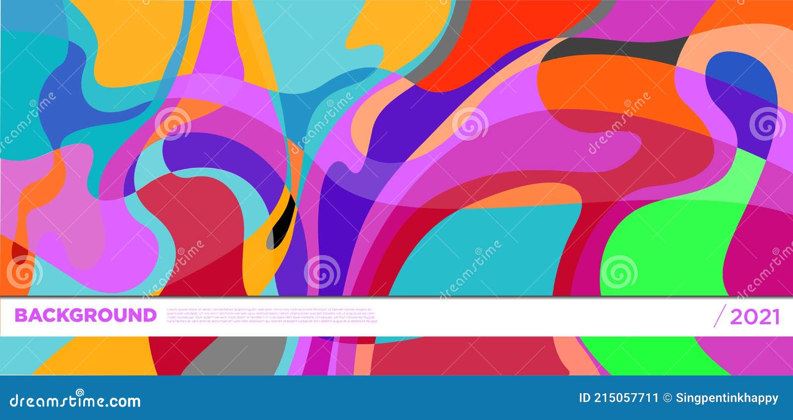 Vector Colorful Liquid Abstract Background Pattern Stock Vector ...