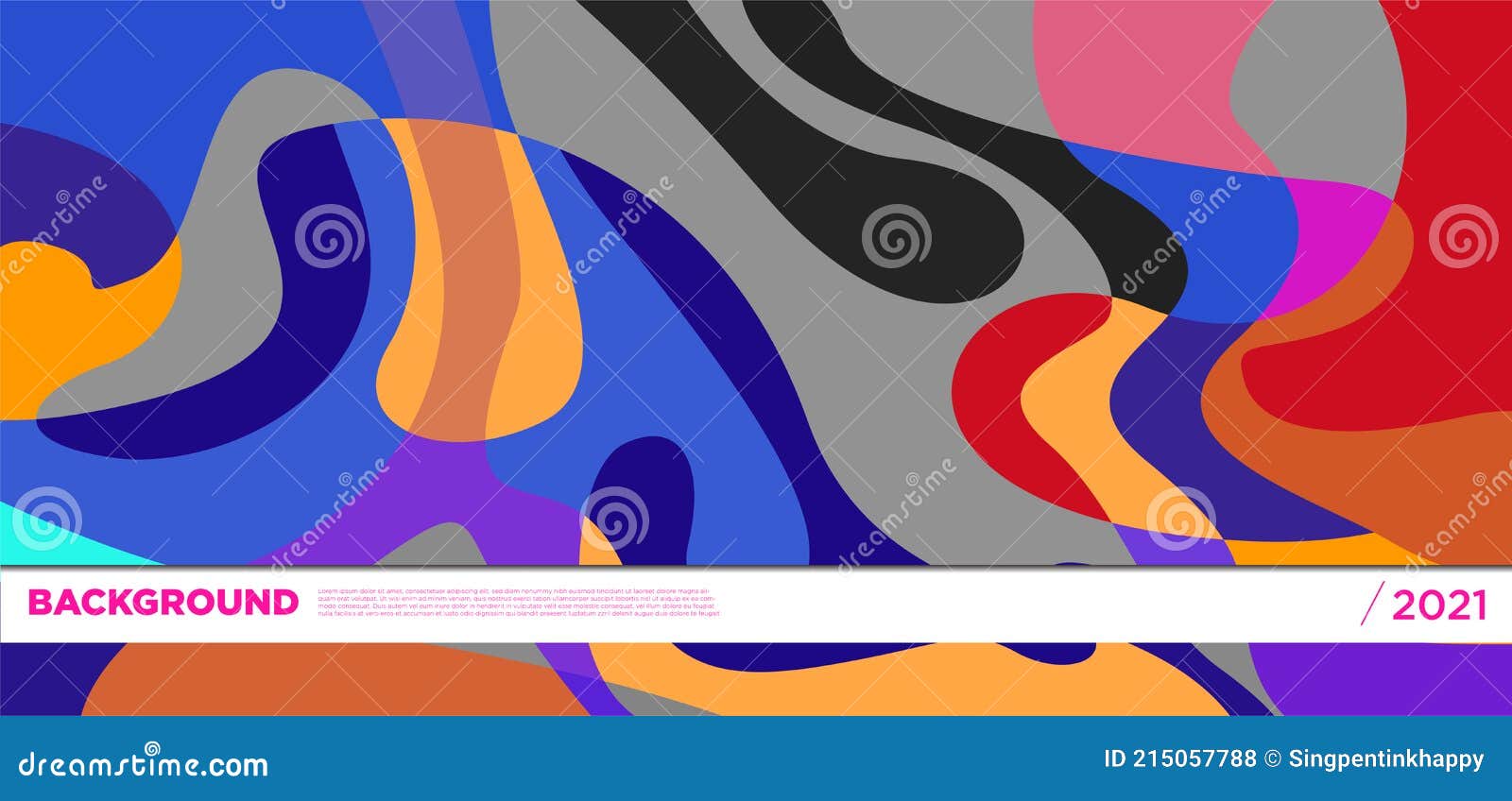 Vector Colorful Liquid Abstract Background Pattern Stock Vector ...