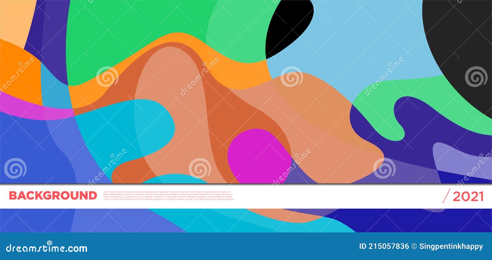 Vector Colorful Liquid Abstract Background Pattern Stock Vector ...