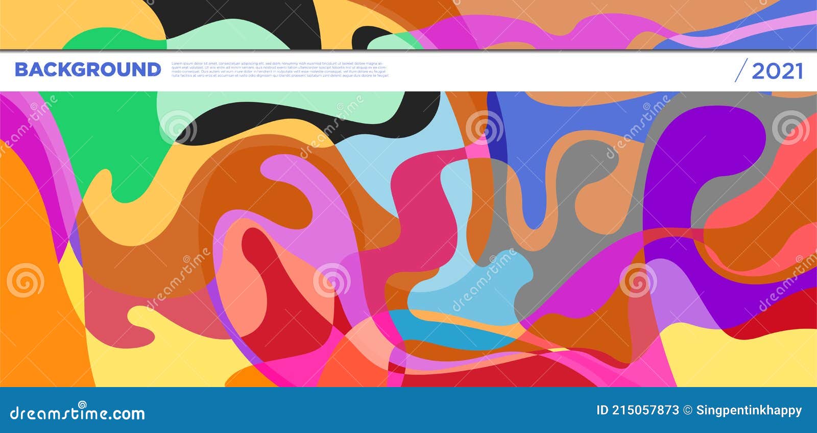 Vector Colorful Liquid Abstract Background Pattern Stock Vector ...