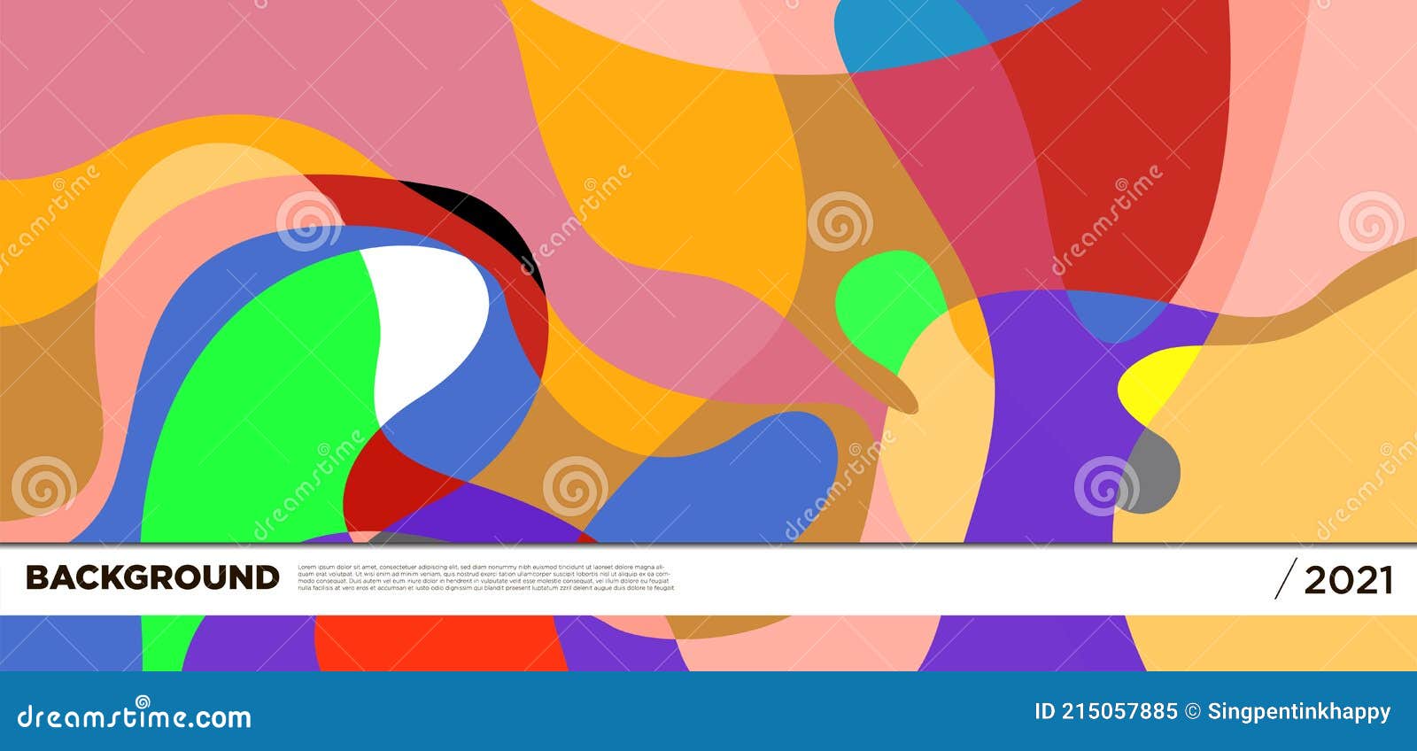 Vector Colorful Liquid Abstract Background Pattern Stock Vector ...