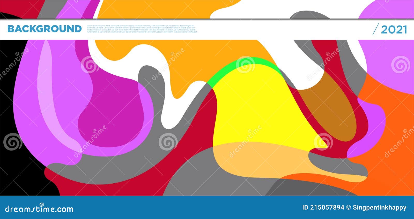 Vector Colorful Liquid Abstract Background Pattern Stock Vector ...
