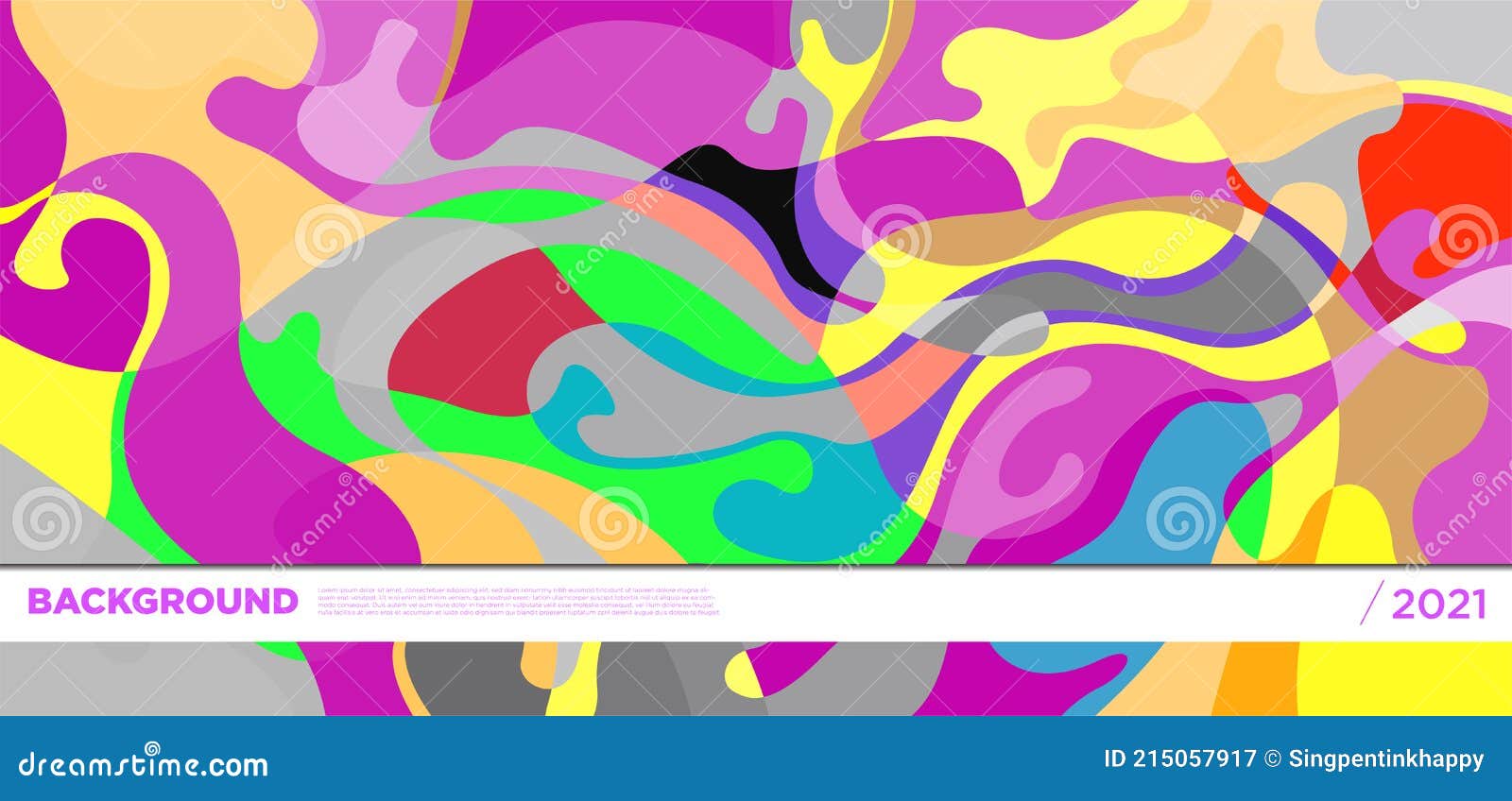 Vector Colorful Liquid Abstract Background Pattern Stock Vector ...