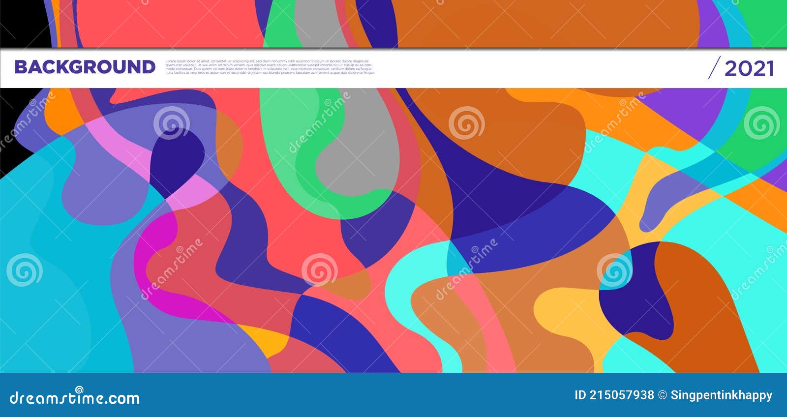 Vector Colorful Liquid Abstract Background Pattern Stock Vector ...