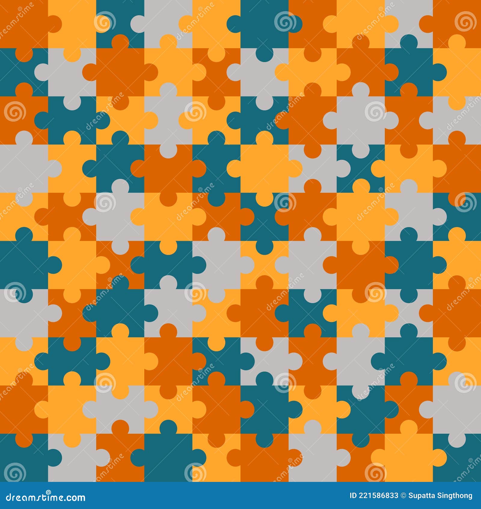 21051403 Vector of Colorful Puzzle Design Stock Vector - Illustration ...