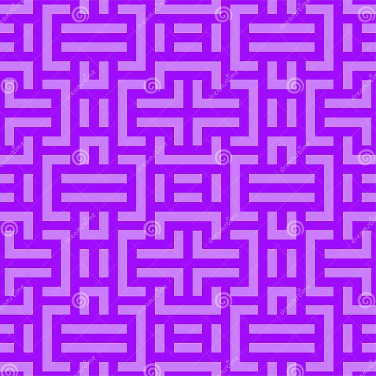 Vector Colorful Seamless Geometric Pattern. Bright Techno Texture Stock ...