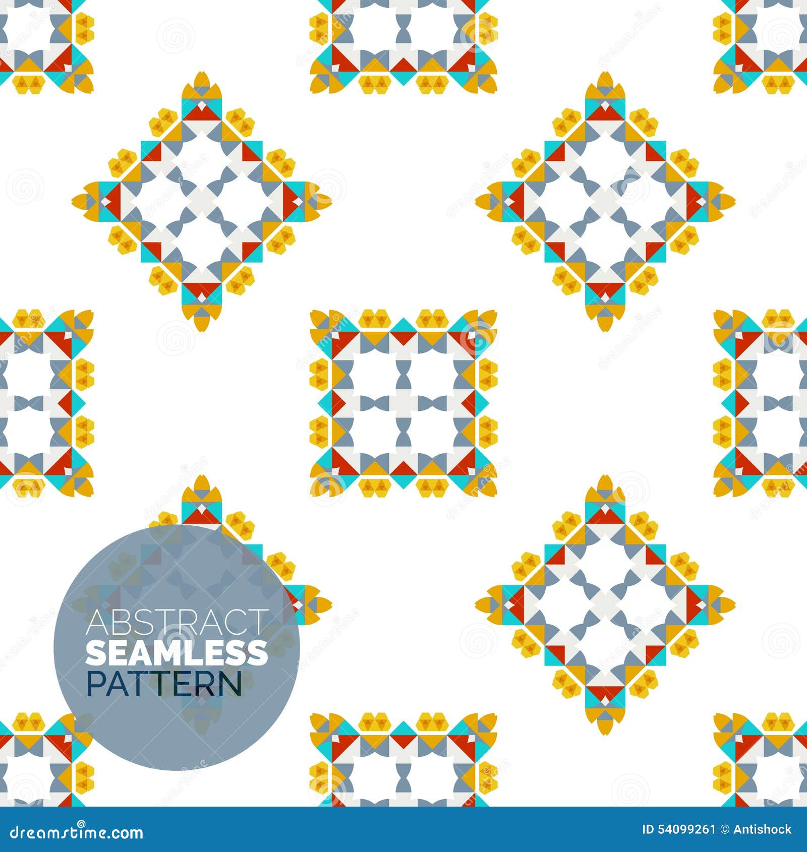 Vector Colorful Seamless Geometric Pattern. Modern Stock Vector ...