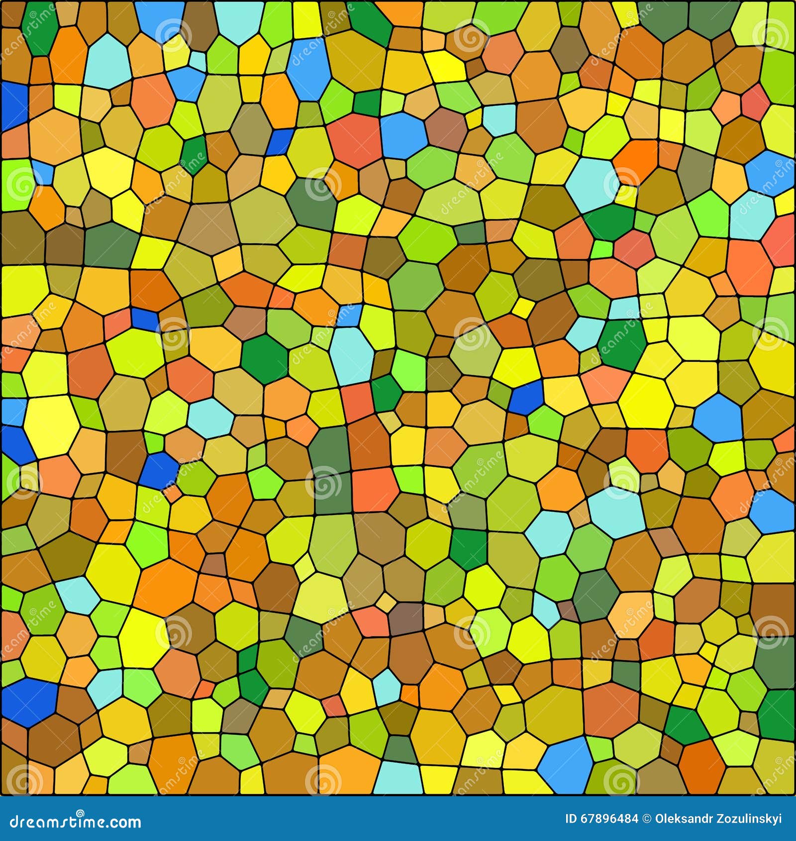 Vector Colorful Stained Glass Texture Stock Illustration - Illustration ...