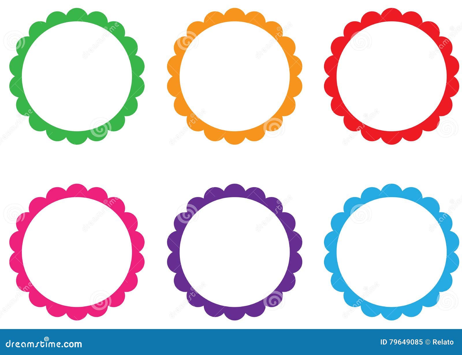 Vector Colorful Stickers stock vector. Illustration of background ...