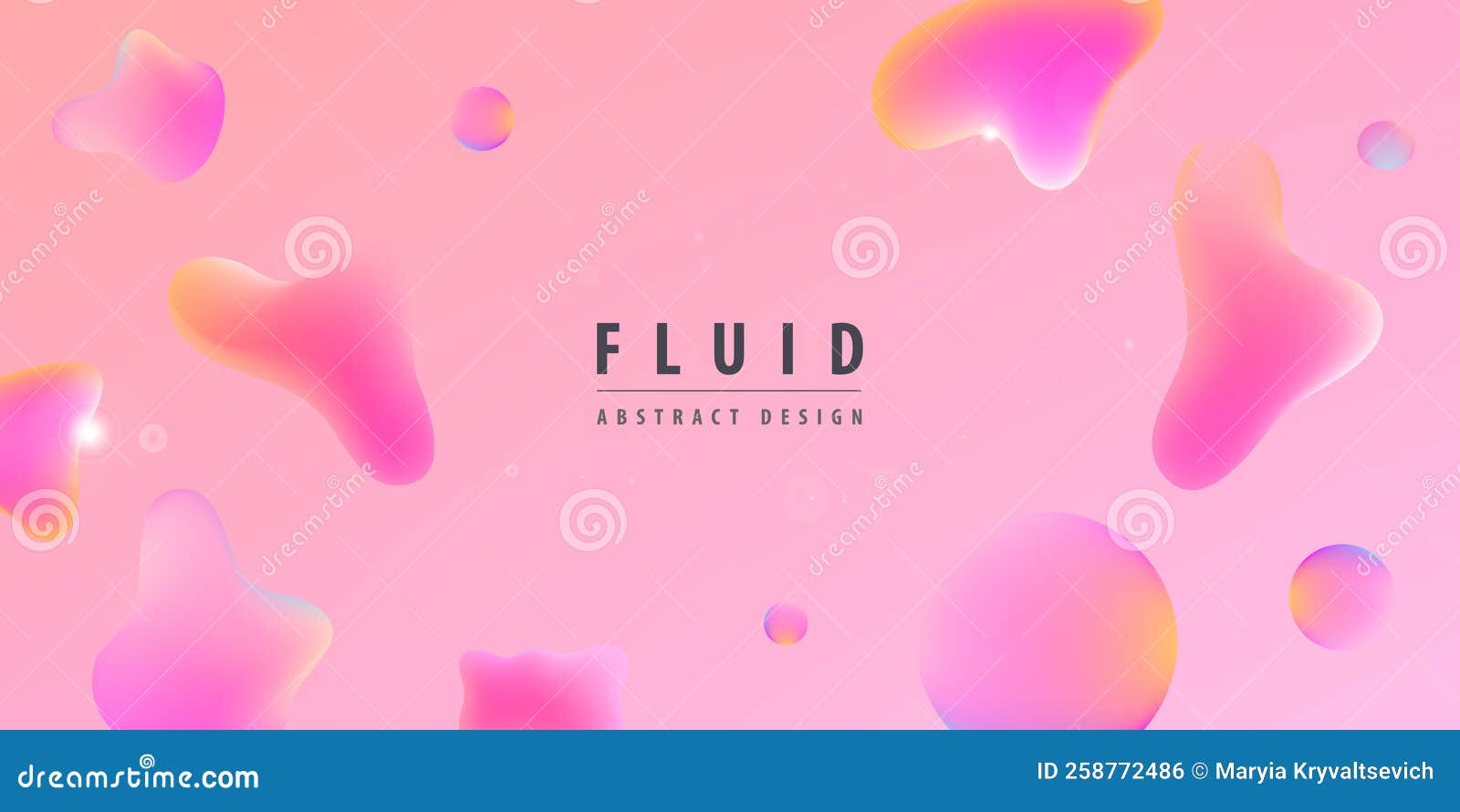 Vector Colorful Template Banner, Abstract Background with Gradient ...