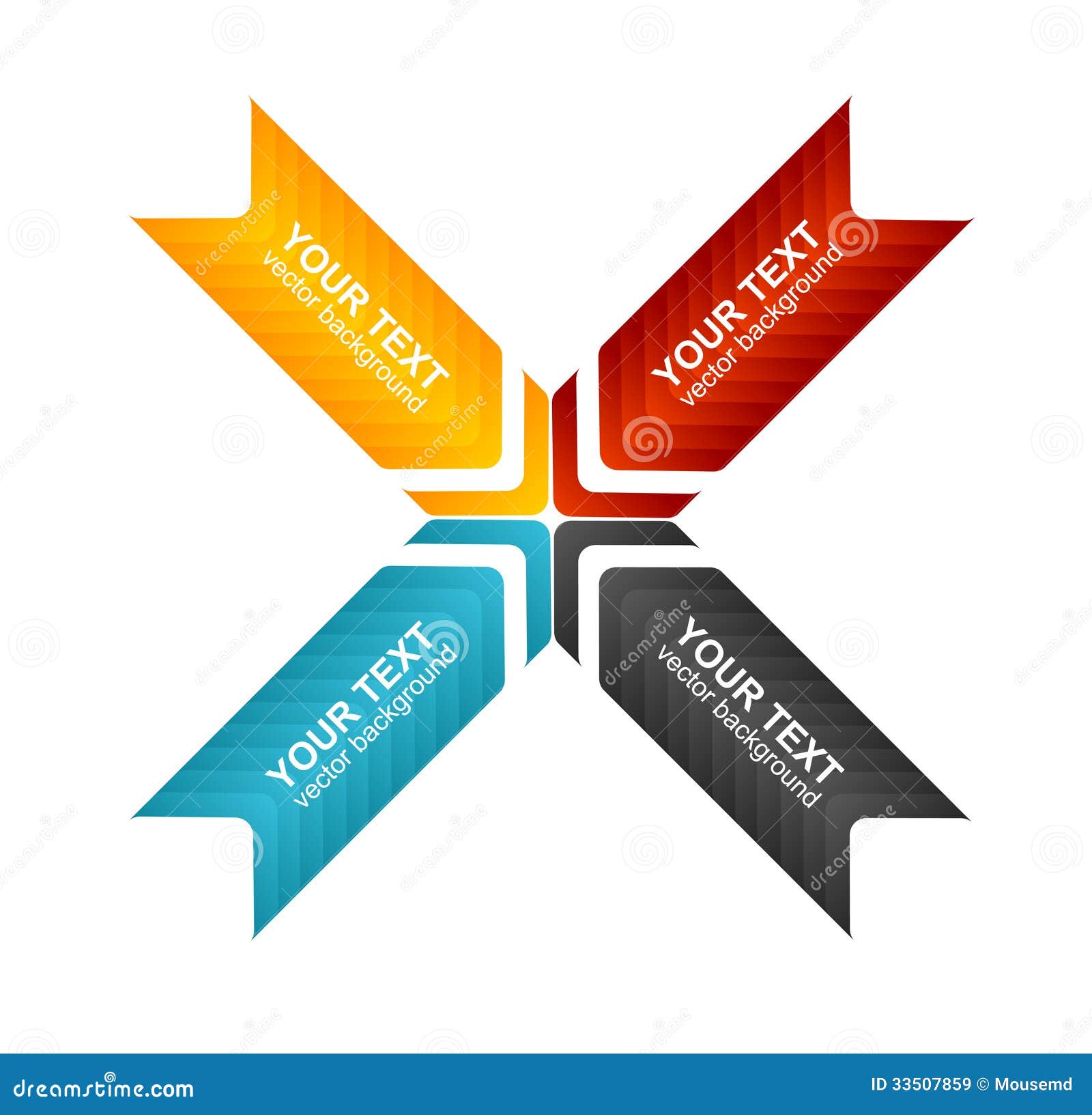 Vector colorful text box stock vector. Illustration of attractive ...